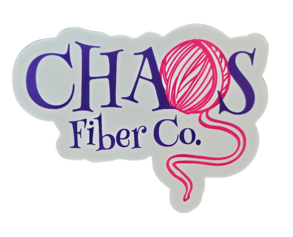 Chaos (Purple) - Chaos Sticker – CHAOS Fiber Co