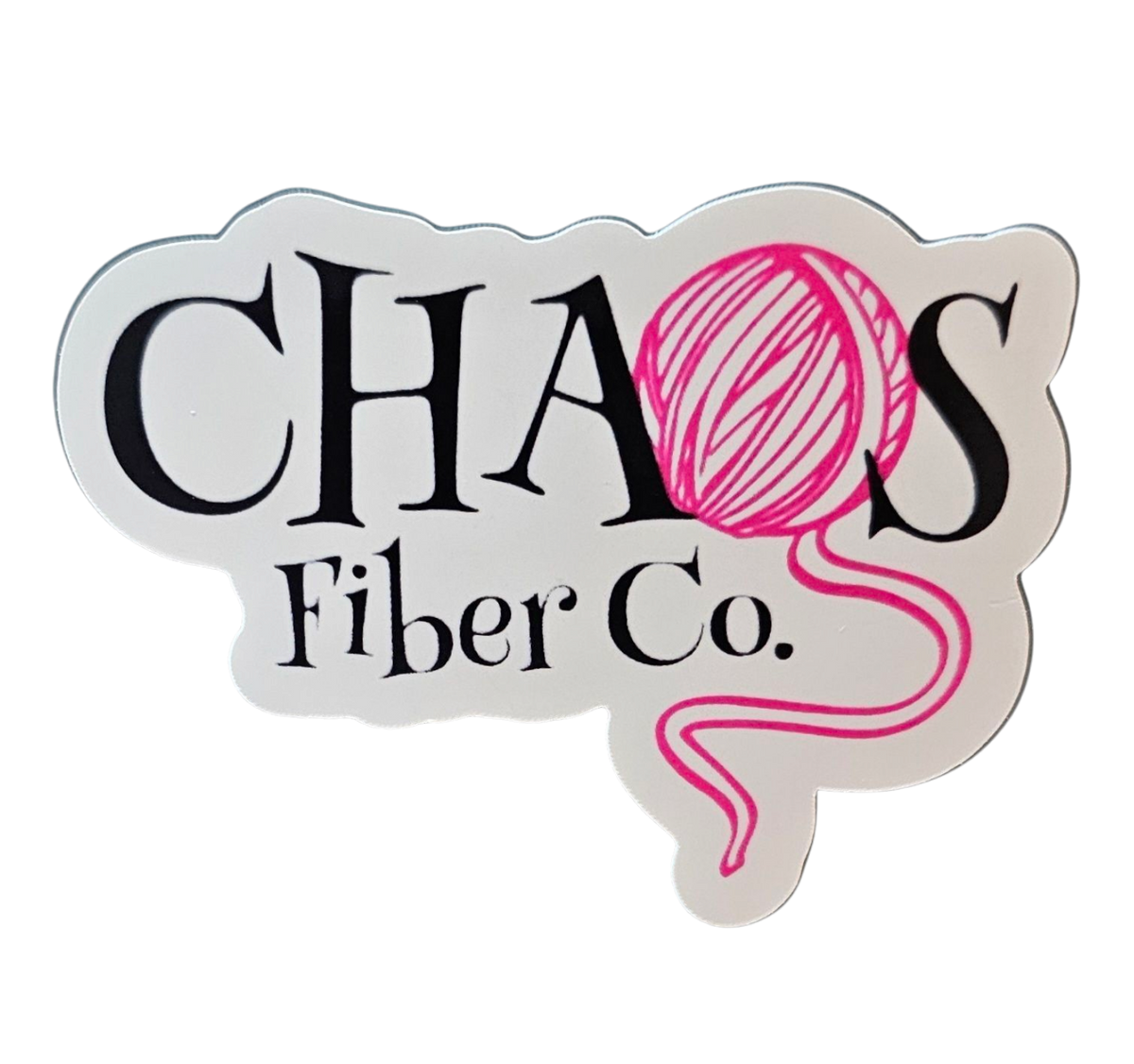 Chaos (Black) - Chaos Sticker – CHAOS Fiber Co