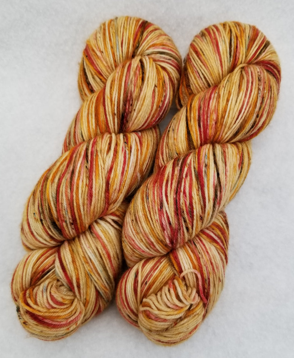 Spaghetti & Meatballs - Speckle - MS Sock 100 – CHAOS Fiber Co